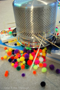 Make a Pom Pom Turn-Taking Game for Your Kids - One Time Through