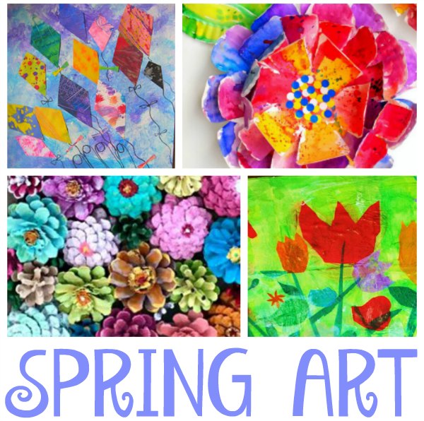 Stunning Spring Art Projects For Kids One Time Through Stunning Spring Art Projects For Kids One Time Through