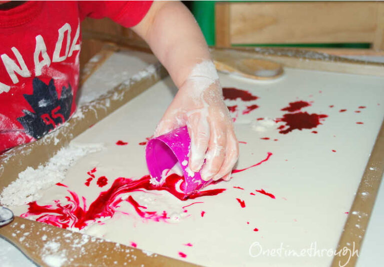 How to Make Colourful Rainbow Goop - One Time Through