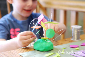 Colourful and Easy Wire Sculpture for Kids - One Time Through